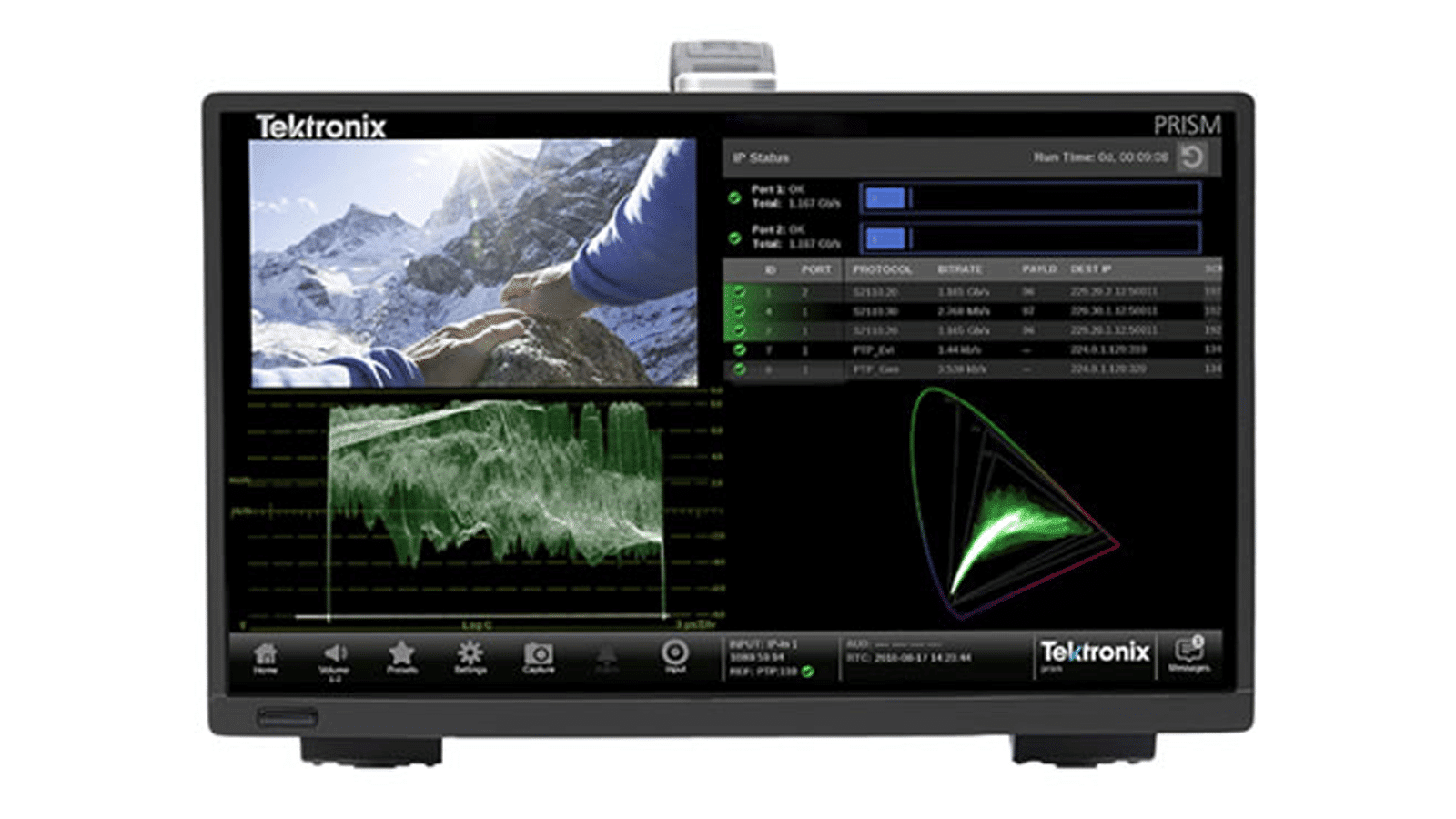 Tektronix Video MPI2-25 PRISM Media Analysis & Monitoring Platform with Integrated Touchscreen ...